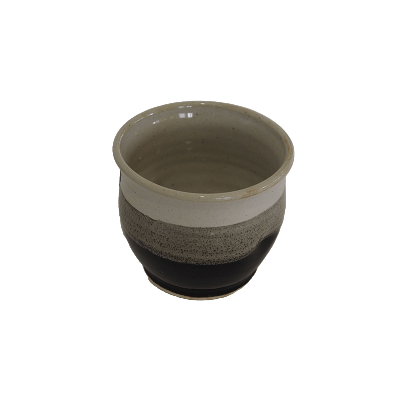 "You Know Me" Stemless Wine Tumbler Stoneware Pottery, Black/Waxy White ...